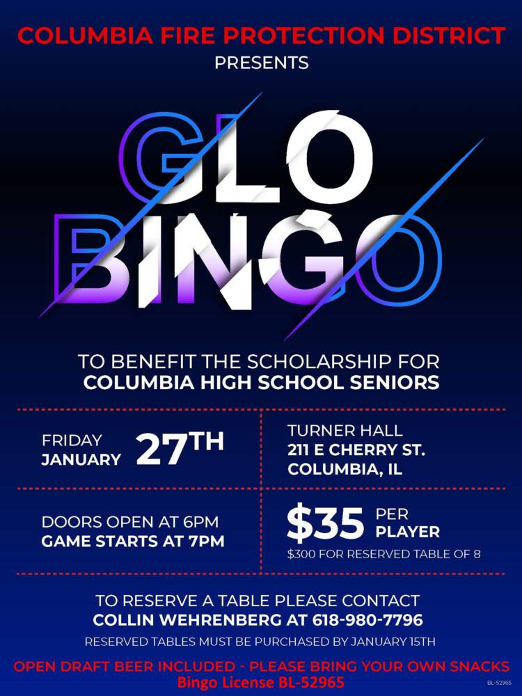 Columbia Fire Protection District | Glo Bingo