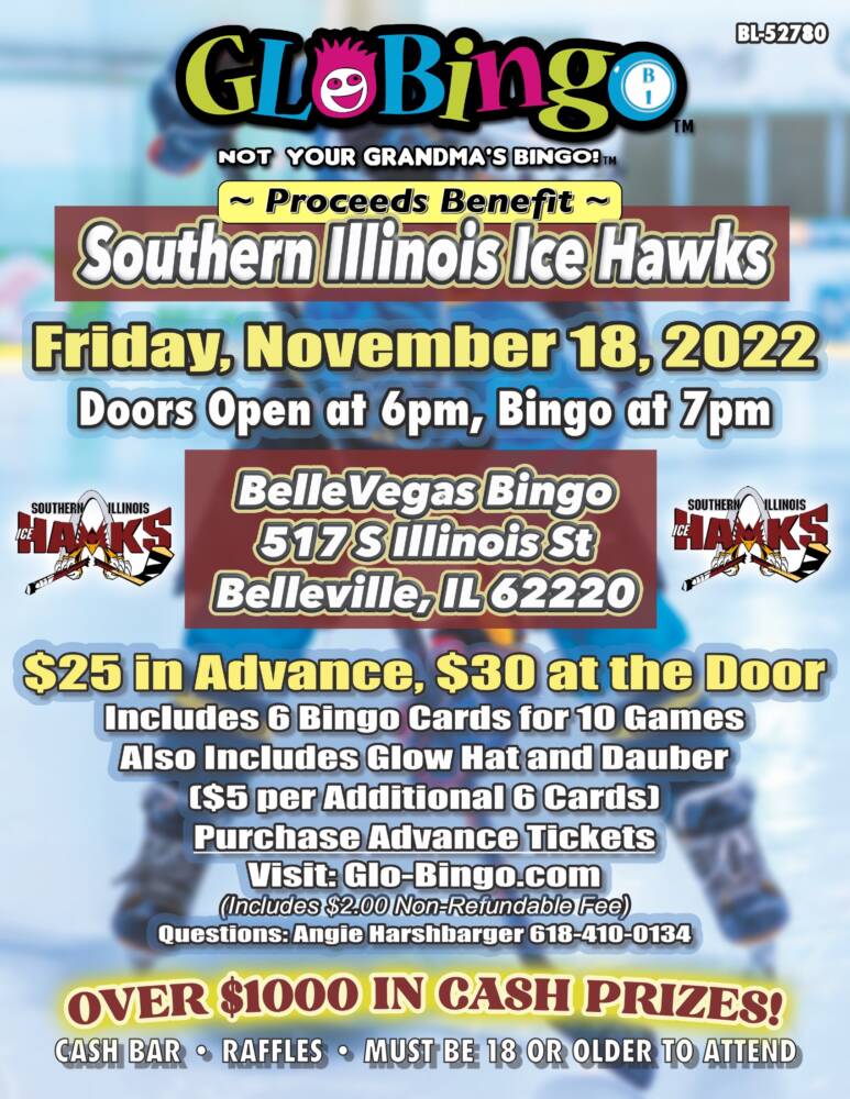 Southern Illinois Ice Hawks | Glo Bingo