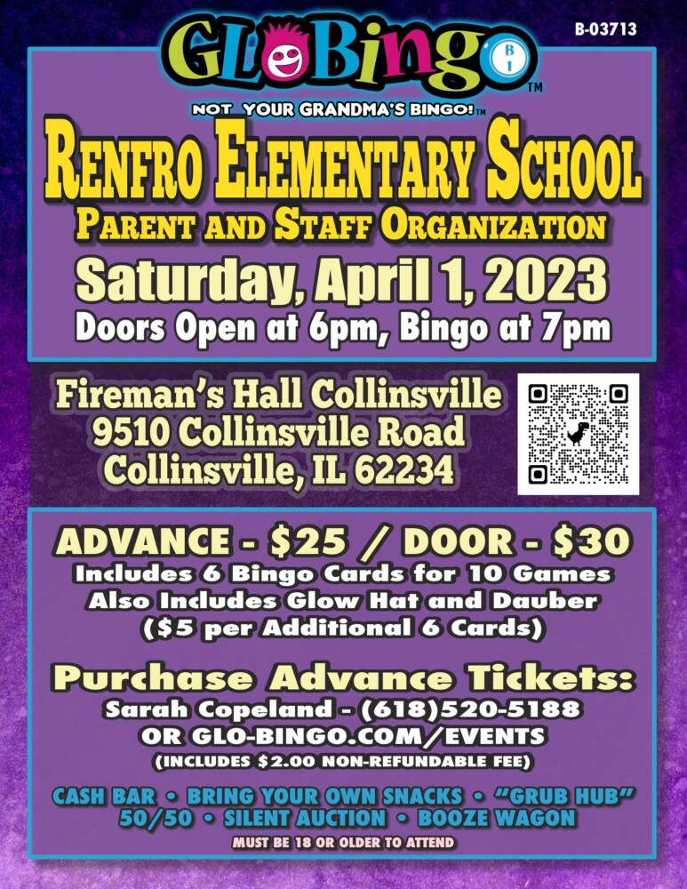 Renfro Elementary School PSO | Glo Bingo