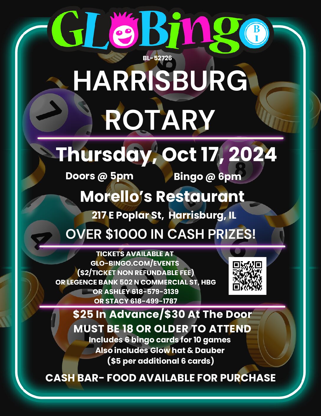 Harrisburg Rotary Club | Glo Bingo