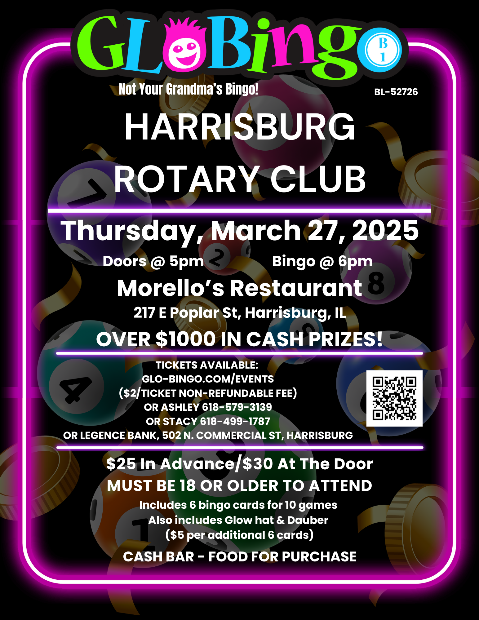 Harrisburg Rotary Club | Glo Bingo