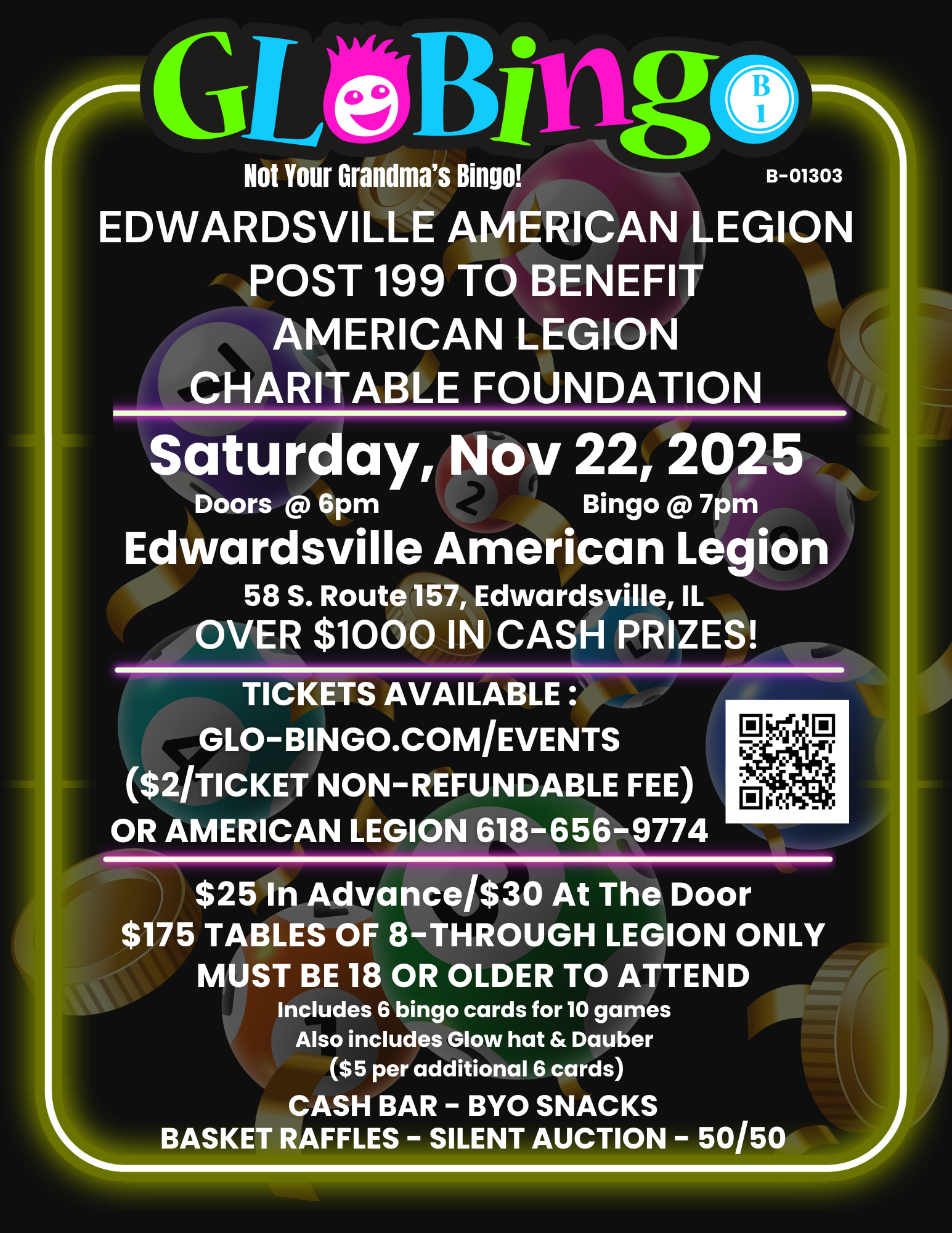 Edwardsville American Legion Post 199 | Glo Bingo
