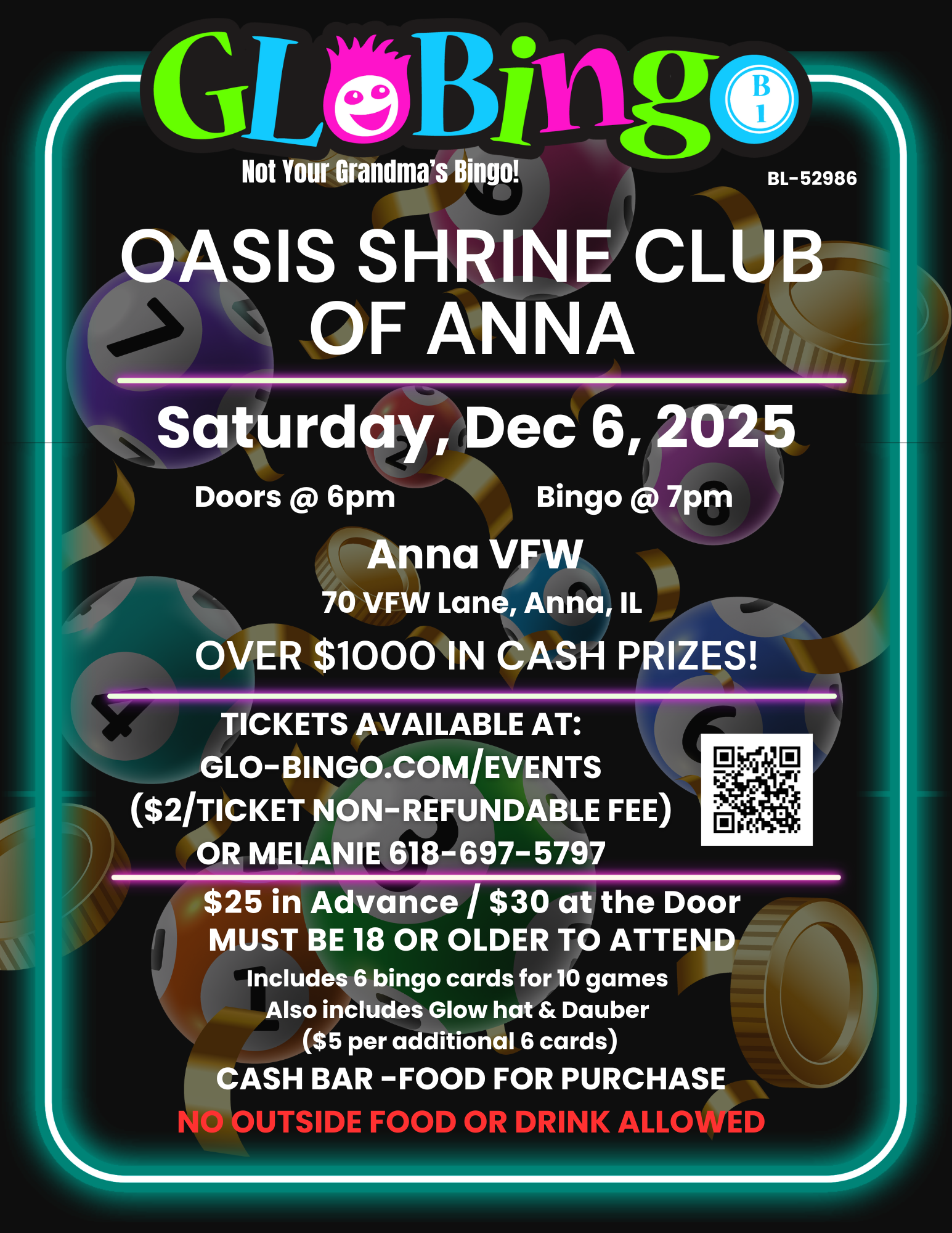 Oasis Shrine Club of Anna | Glo Bingo